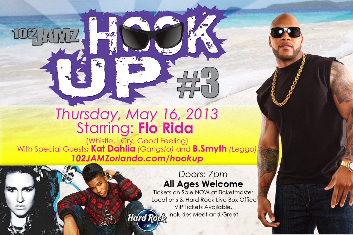 102 Jamz Hook Up Flyers